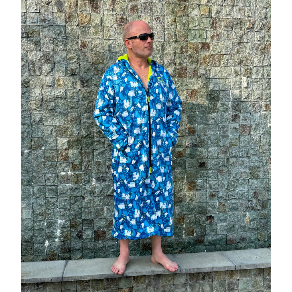 Lime Splash Swim Parka Adults | Unisex | Sustainable Lime Splash Swim Parka Adults | Unisex | Sustainable
