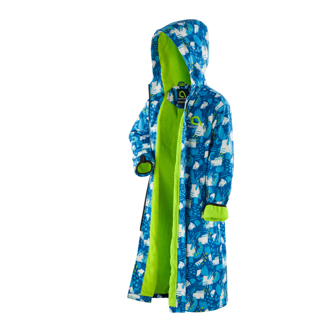 Lime Splash Swim Parka Adults | Unisex | Sustainable – Aquadash US